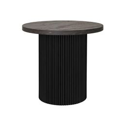 ebuy24 Eckbeistelltisch Boavista Dunkelbraun 48 x 48 cm | Gr.: onesize