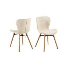 ebuy24 Esszimmerstuhl BatildaA1 Beige 2er Set | Gr.: onesize