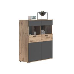 ebuy24 Sideboard Mason 2 Eiche Dekor 110 x 37 cm | Gr.: onesize
