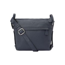 VLD VOi Leather Design Boston Umh&auml;ngetasche Leder 23 cm in blau | Gr.: onesize
