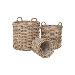 ebuy24 K&ouml;rbe Burton 2er Set Natur 62 x 62 cm | Gr.: onesize