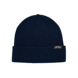 Lundhags Core Ribbed Beanie in Dunkelblau | Gr.: onesize