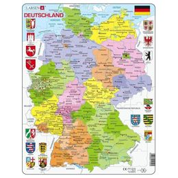 Raute Media Deutschland (politisch) (Kinderpuzzle) | Gr.: onesize