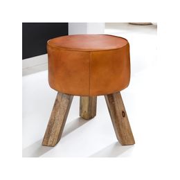 KADIMA DESIGN Design Sitzhocker WL5.102 Holz 37x45x37 cm Modern Fu&szlig;hocker Rund, | Gr.: onesize