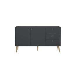 ebuy24 Sideboard Bodo Grau 148 x 40 cm | Gr.: onesize