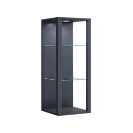 ebuy24 Vitrinenschrank GlasolMW Anthrazit 35 x 35 cm | Gr.: onesize