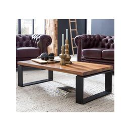 KADIMA DESIGN Couchtisch WL5.650 115x35x60 cm Massiv Holz Sofatisch mit | Gr.: onesize