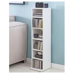 KADIMA DESIGN CD-Regal WL5.836 Holz 21x90x20 cm Offenes B&uuml;cherregal Schmal, CD | Gr.: onesize