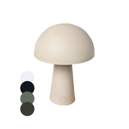 Coen Bakker LED Pilz Tischlampe dimmbar Touch Farbwechsler IP44 Innen Au&szlig;en 15x21cm in Sand | Gr.: onesize