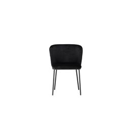 ebuy24 Esszimmerstuhl Edina Schwarz 2er Set | Gr.: onesize