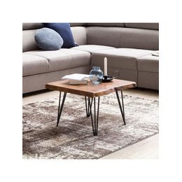 KADIMA DESIGN Design Couchtisch Massivholz Tisch Baumkante 56 x 38 x 51 cm | Gr.: onesize