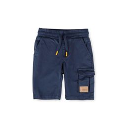 Sigikid Gabardine-Bermuda Tiger & L&ouml;we in Dunkelblau | Gr.: 128
