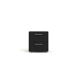 ebuy24 Nachttisch Petra Schwarz 40 x 40 cm | Gr.: onesize