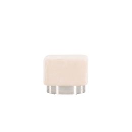 ebuy24 Pouf Newton 2 Offwhite 45 x 45 cm | Gr.: onesize