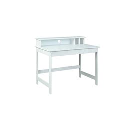 ebuy24 Schreibtisch Hirsa Weiss 110 x 69 cm | Gr.: onesize