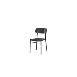 ebuy24 Esszimmerstuhl Polly Schwarz 2er Set | Gr.: onesize