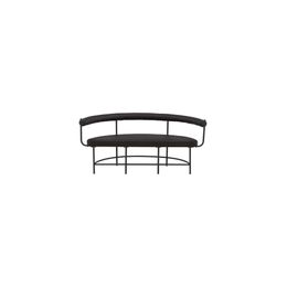 ebuy24 Sitzbank Stallhagen Schwarz 165 x 51 cm | Gr.: onesize