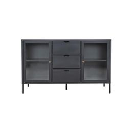 ebuy24 Sideboard Dalby Schwarz 140 x 40 cm | Gr.: onesize