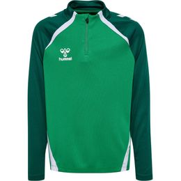 Hummel Halbrei&szlig;verschluss Jacke Daumenl&ouml;cher Hmllead Kinder in JELLY BEAN/EVERGREEN | Gr.: 116