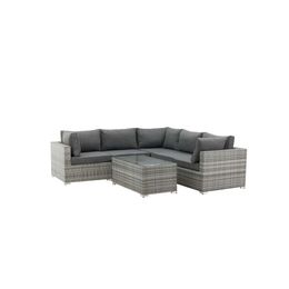 ebuy24 Lounge-Set Amazon 2-teilig Grau 60 x 110 cm | Gr.: onesize