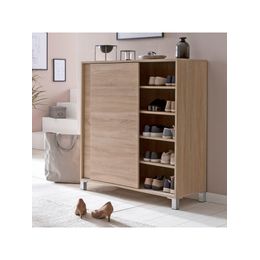 KADIMA DESIGN Schuhschrank WL5.713 Holz 100x108x37,5 cm Ablage Hoch, Design in Sonoma | Gr.: onesize