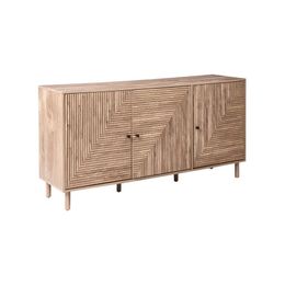 Beliani Sideboard RONGE in Braun - (W) 150 x (H) 75 x (L) 40 cm | Gr.: onesize