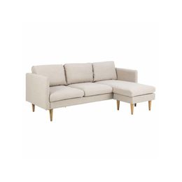 ebuy24 Chaiselongsofa Milly Beige 201 x 132 cm | Gr.: onesize