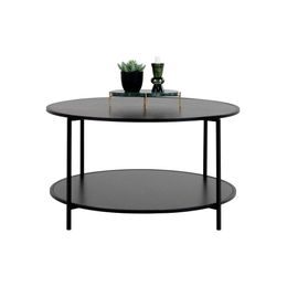 ebuy24 Couchtisch Vita Schwarz 80 x 80 cm | Gr.: onesize