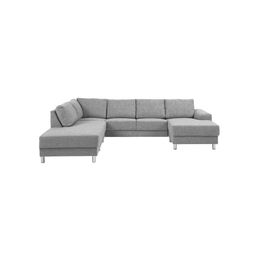 ebuy24 Ecksofa Calverton Grau 287 x 221 cm | Gr.: onesize