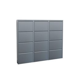 ebuy24 Schuhschrank Pisa 6 Grau 150 x 16 cm | Gr.: onesize