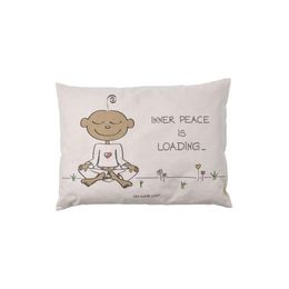 Goebel Bio-Zirbenkissen " Der kleine Yogi Inner Peace is Loading " in Beige | Gr.: onesize