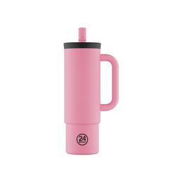 24Bottles Straw Trinkbecher 800 ml in flamingo | Gr.: onesize