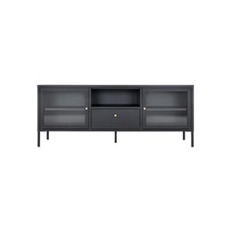 ebuy24 TV Tisch Dalby Schwarz 160 x 35 cm | Gr.: onesize