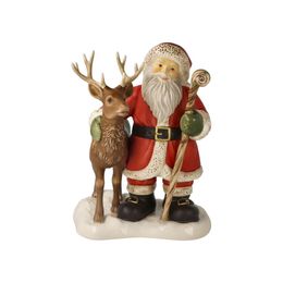 Goebel Figur " Santa und der K&ouml;nig des Waldes " in Bunt | Gr.: onesize