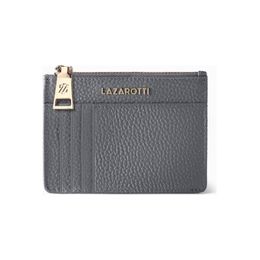 Lazarotti Bologna Leather Schl&uuml;sseletui Cardholder Leder 11,5 cm mit Air Tag Fach in grey | Gr.: onesize