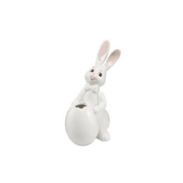 Goebel Figur " Hase mit Vase Snow White - Little Spring " in Bunt | Gr.: onesize