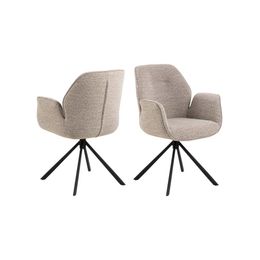 ebuy24 Esszimmerstuhl Aura Beige 61 x 59 cm | Gr.: onesize