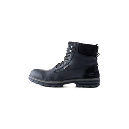 Camel Active Schn&uuml;rschuhe aus echtem Leder in Schwarz | Gr.: 45