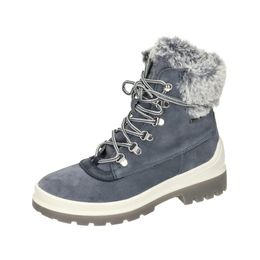 Manitu Winterstiefel, Winterstiefeletten in blau | Gr.: 42