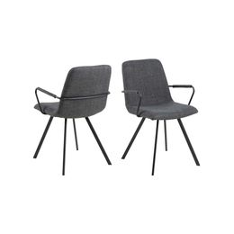 ebuy24 Esszimmerstuhl Selina Grau 2er Set | Gr.: onesize