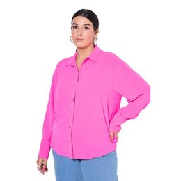 Studio Untold Hemdbluse in neon fuchsia | Gr.: 46-48