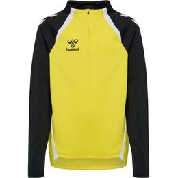 Hummel Halbrei&szlig;verschluss Jacke Daumenl&ouml;cher Hmllead Kinder in BLAZING YELLOW/BLACK | Gr.: 140