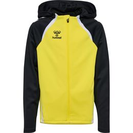 Hummel Rei&szlig;verschluss Jacke Daumenl&ouml;cher Hmllead Kinder in BLAZING YELLOW/BLACK | Gr.: 140
