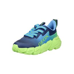Geox Sneaker FLEXYPER FAST in Blau/Lime | Gr.: 31
