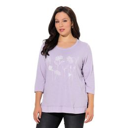 Ulla Popken Shirt in lavendel | Gr.: 62/64