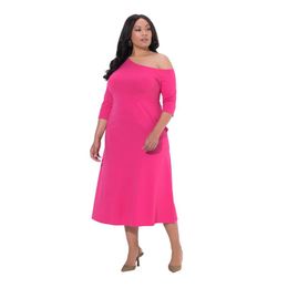Ulla Popken Kleid in pink | Gr.: 66-68