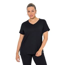 Ulla Popken Shirt in schwarz | Gr.: 58-60