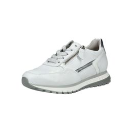 Gabor Sneaker in Wei&szlig;/Silber | Gr.: 40