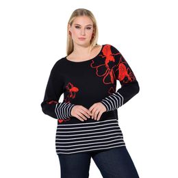 Ulla Popken Pullover in marine | Gr.: 46-48