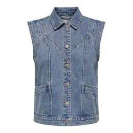 Only Jeansweste in Medium Blue Denim | Gr.: S